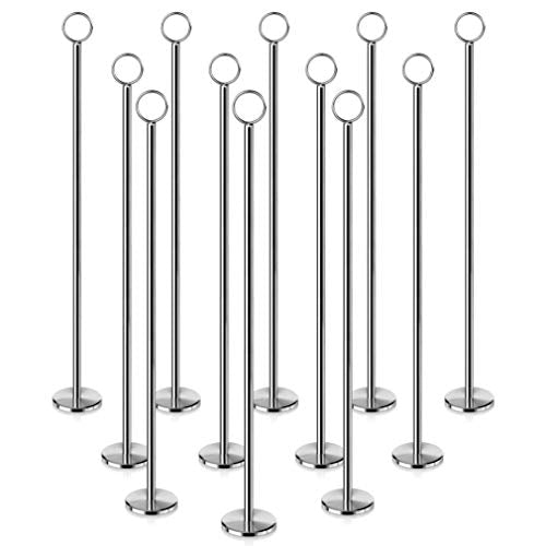 New Star Foodservice 23305 Ring-Clip Table Number Holder/Number Stand/