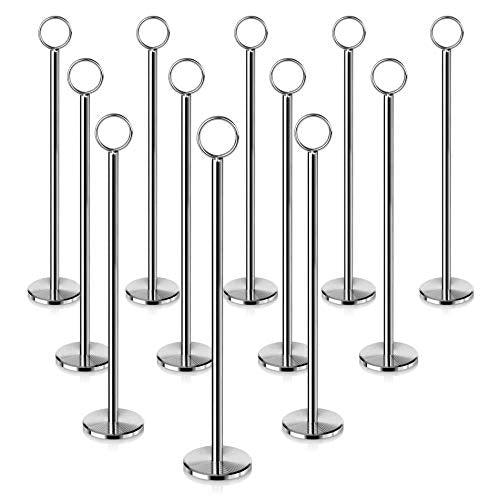 New Star Foodservice 23244 Ring-Clip Table Number Holder/Number Stand/
