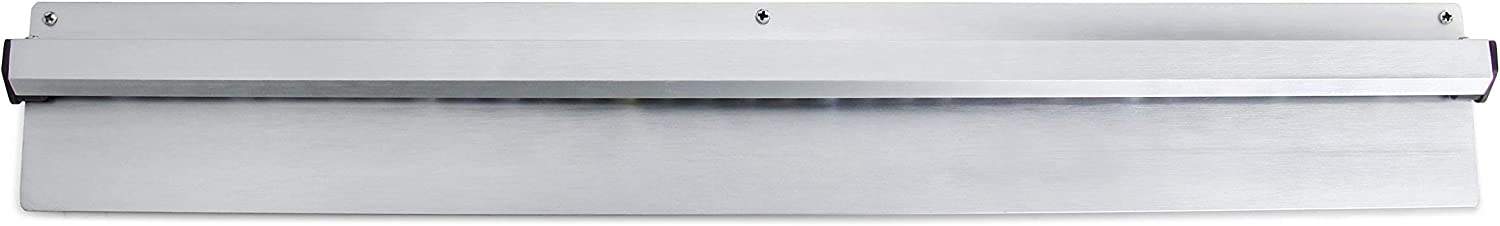 New Star 26924 Anodized Aluminum Slide Check Rack, 18-Inch, Silver