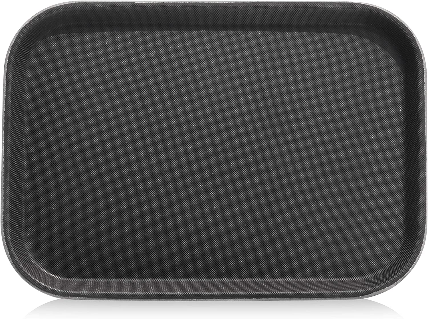 New Star Foodservice 24852 Restaurant Grade Non-Slip Tray, Plastic, Ru